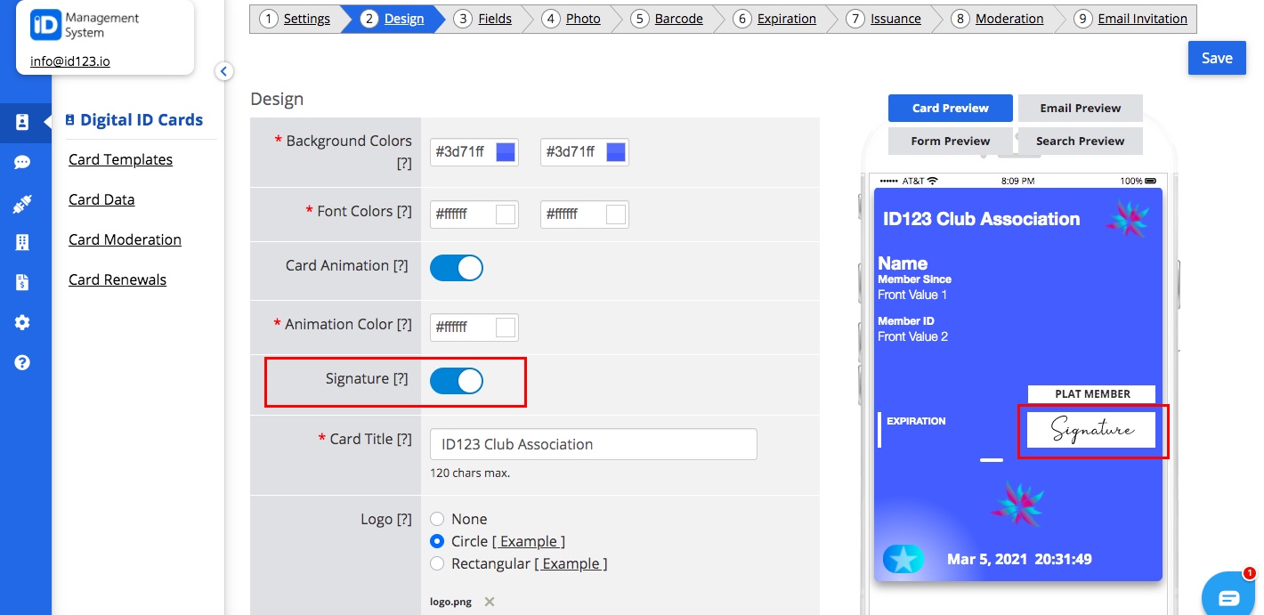 Step 6: Then, add the “Card Title.” This text will be shown at the top ...