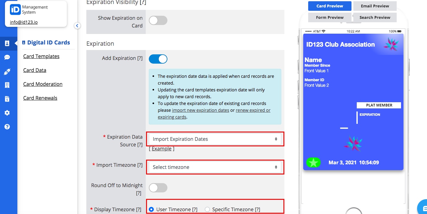 Learn more about how to import a CSV here: id123.io/knowledgebase/how-to-import-new-card-data-in ...