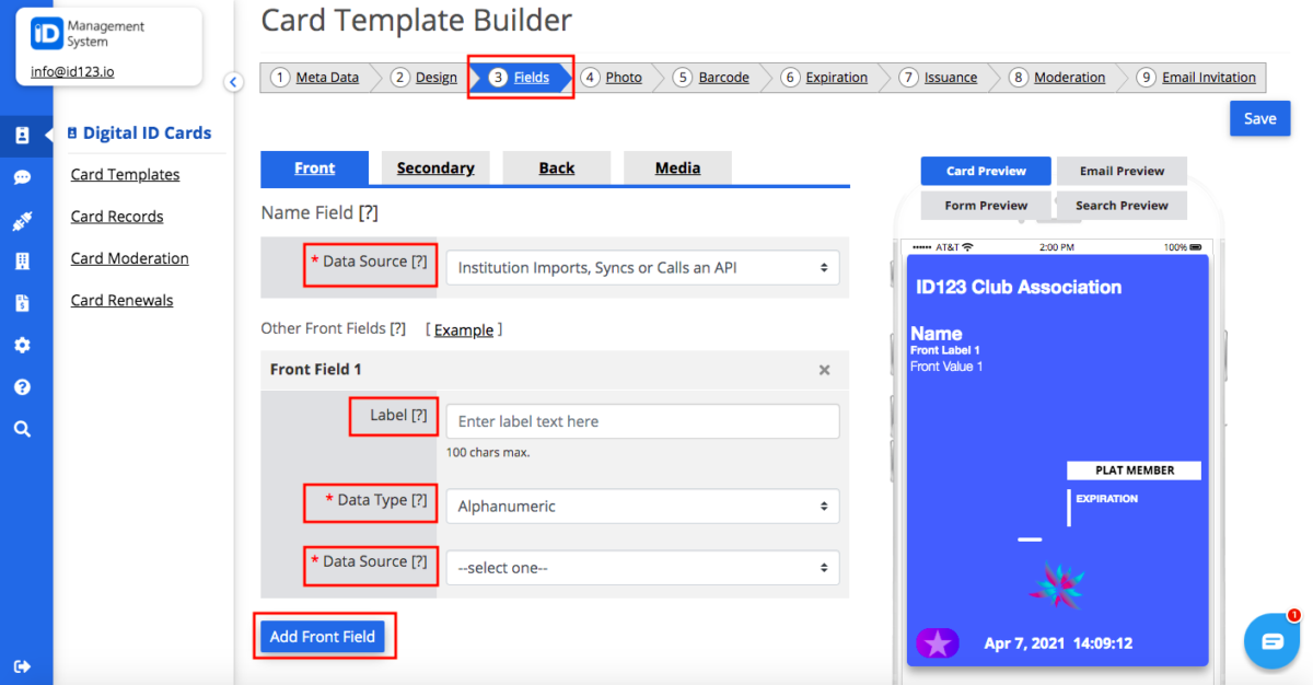 Step 5: Complete the “Photo” section.