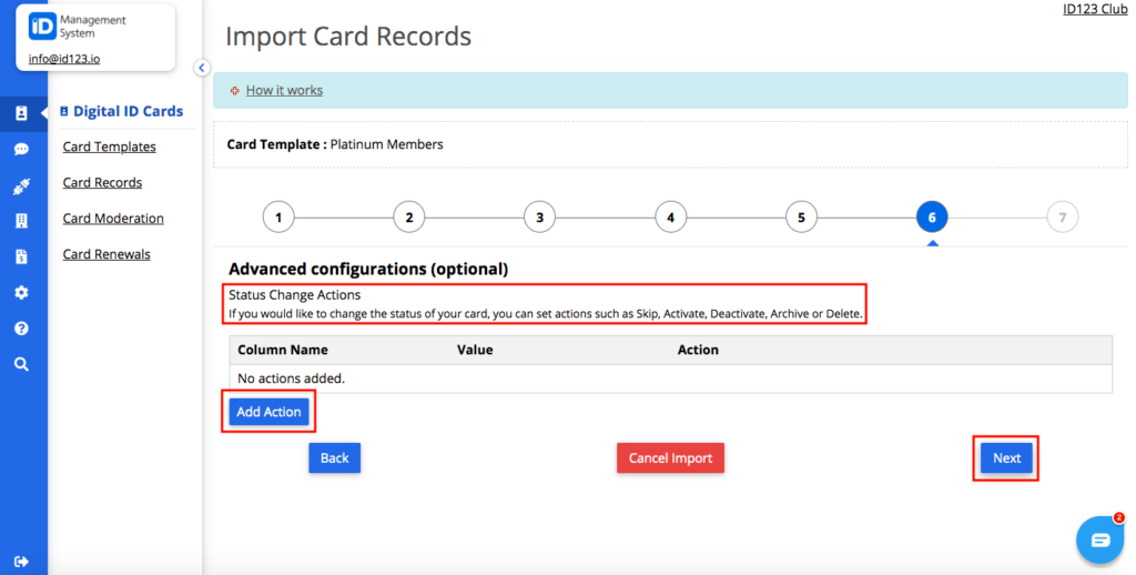 Step 6: Review your configurations and settings. When finished, click ...
